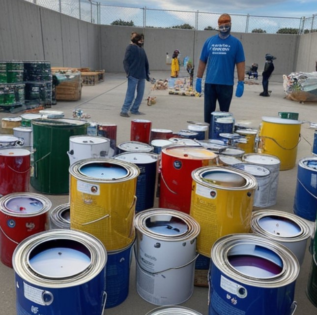 Recycling paint in New London | Bridget Morrissey Realty, LLC